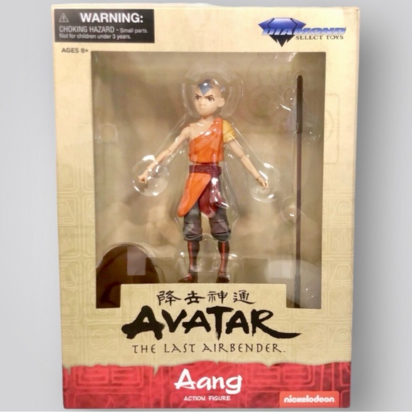 Diamond Select | Toys | Avatar The Last Airbender Aang Action Figures ...